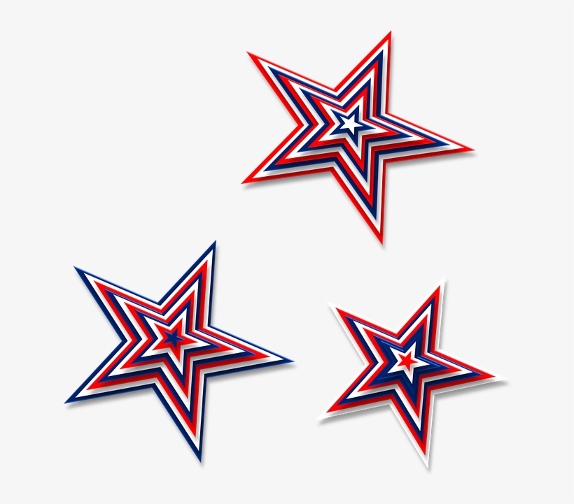 Red White And Blue Star Png Transparent Red White And - Birthday Cake ...