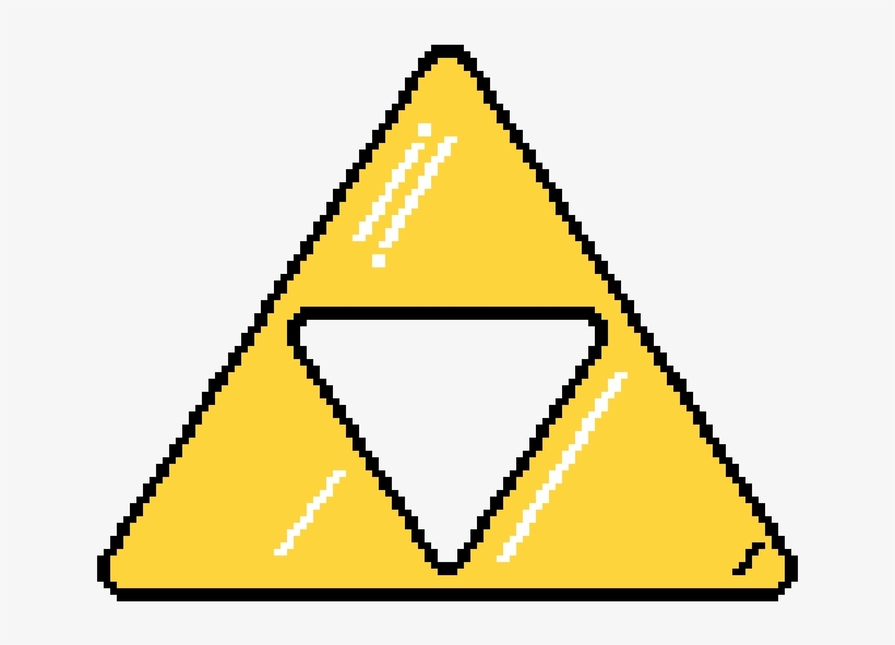 Download Transparent Triforce Drawing Yellow Pixilart Cartoon Zwatcher ...