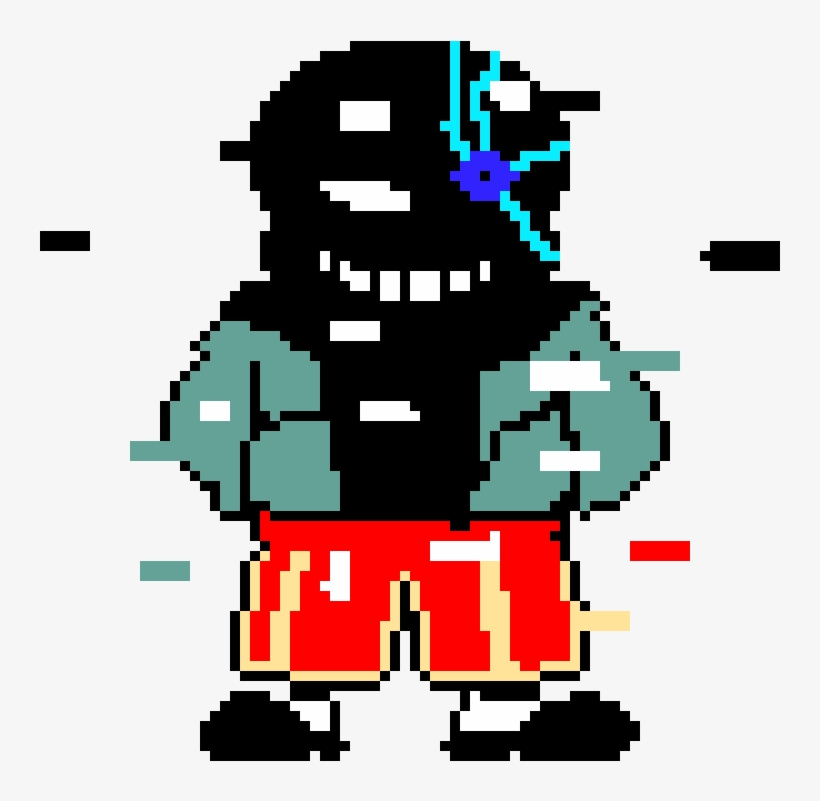 Glitch Sans - Pixel Art Glitch Sans - 1020x790 PNG Download - PNGkit