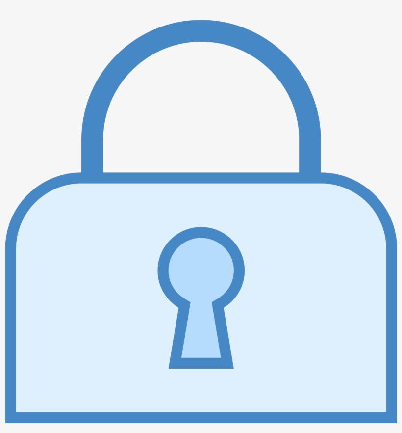 White Lock Png - Icon - 1600x1600 PNG Download - PNGkit