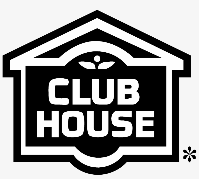 Club House Logo Black And White - Club House Vector Png - 2400x2400 PNG ...