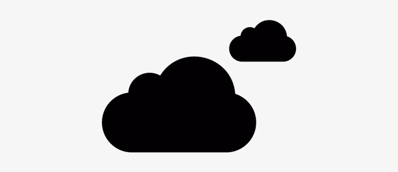 Two Clouds Vector - Vector Icon Png For Cloud - 400x400 PNG Download ...