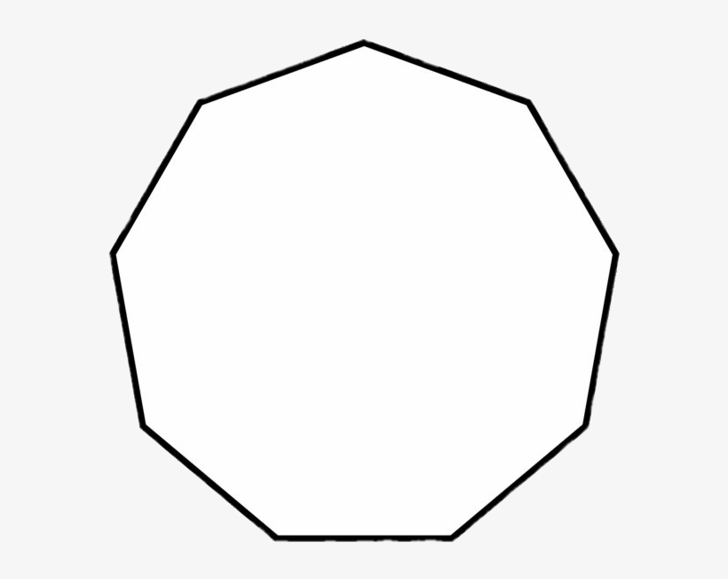 Nonagon - 600x600 PNG Download - PNGkit
