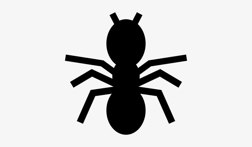 Ant Silhouette Vector - Icon - 400x400 PNG Download - PNGkit