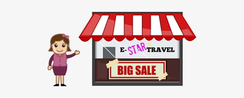 Sale Cartoon Png - Shop Owner Cartoon Png - 500x250 PNG Download - PNGkit