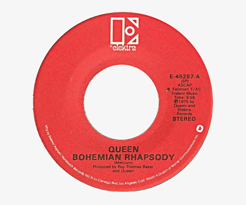 Bohemian Rhapsody By Queen Us Vinyl Red Label - Queen Bohemian Rhapsody ...