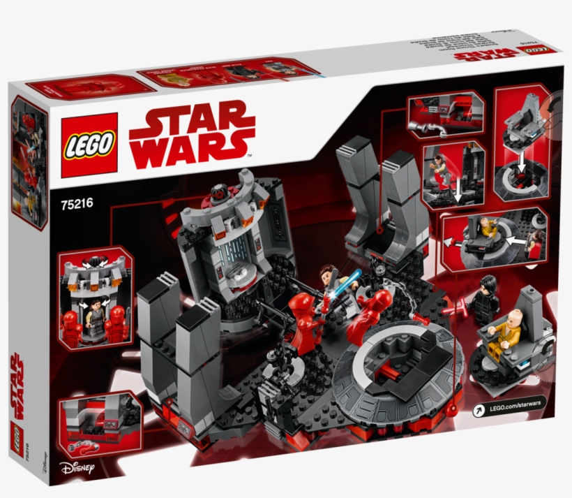 Lego 75216 Star Wars Snoke's Throne Room - Lego Star Wars Snoke's ...