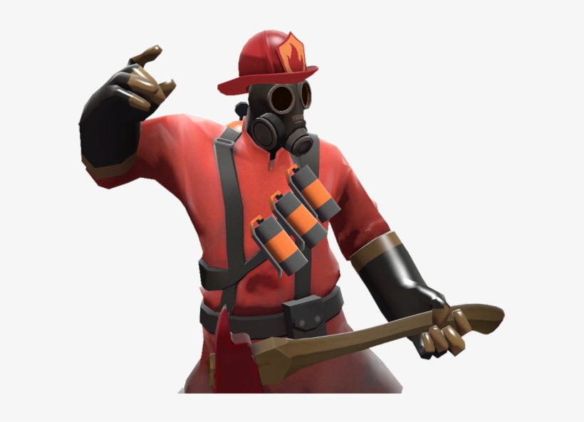 Pyro With The Brigade Helm Tf2 - Pyro Tf2 Png - 600x513 PNG Download ...