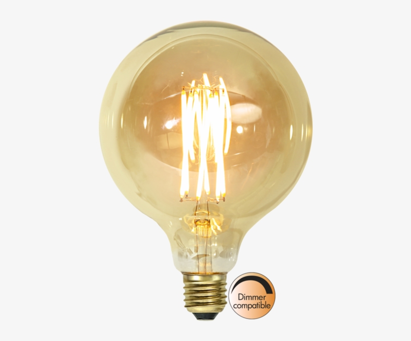 Led Lamp E27 G125 Vintage Gold - Led-lampa E27 G125 Vintage Gold ...