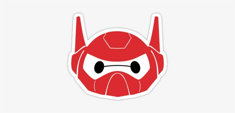Download Transparent Baymax Face Png - Baymax Sticker - PNGkit