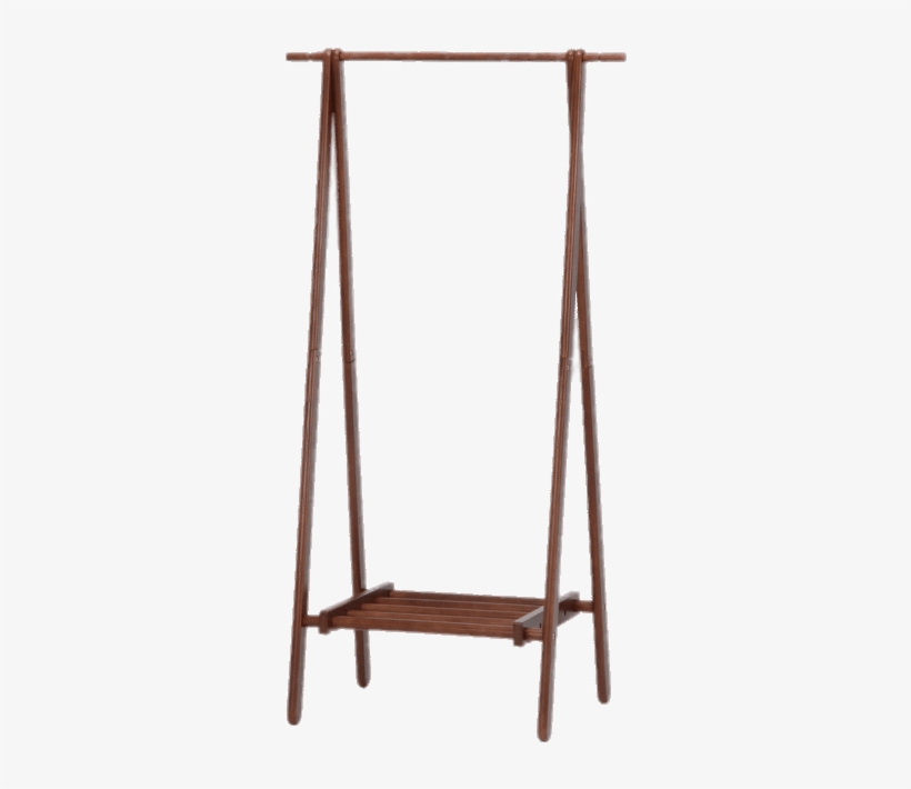 Coat Hanger Rack - Wooden Cloth Hanger Stand - 680x680 PNG Download ...