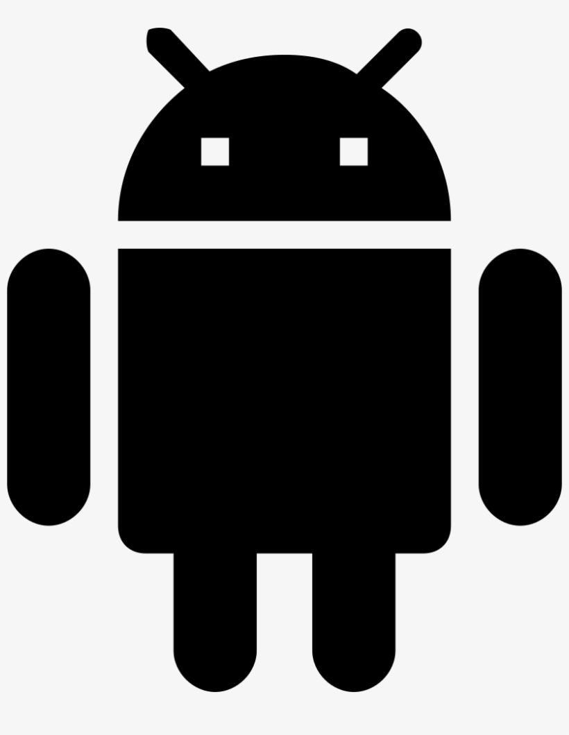 Android Logo Comments - Logo In Black And White - 818x980 PNG Download ...