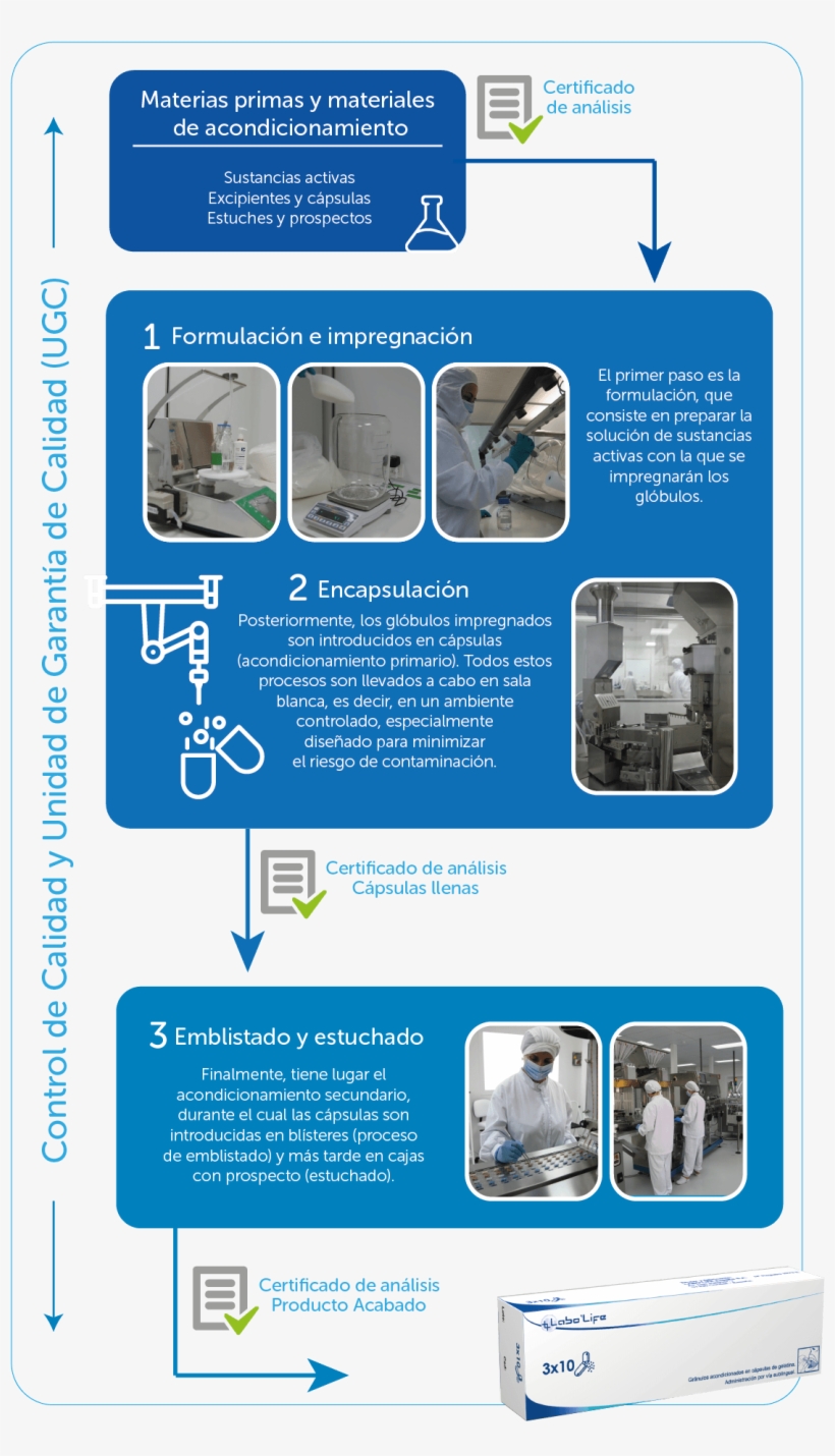 Producción Del Medicamento - Étapes De Fabrication D Un Médicament ...