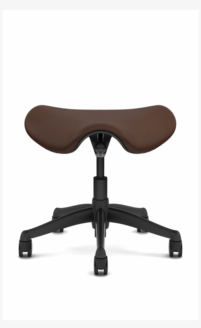 Humanscale Freedom Saddle Seat - Back Of Office Chair Png - 946x1500 ...