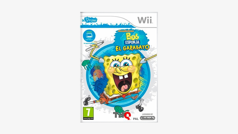 Spongebob Squigglepants Udraw Wii - 400x400 PNG Download - PNGkit