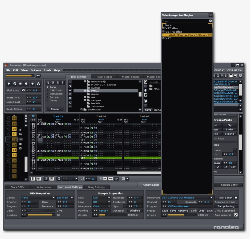 Vvoois Renoise Fx Alias 02 - Renoise - 1018x924 PNG Download - PNGkit