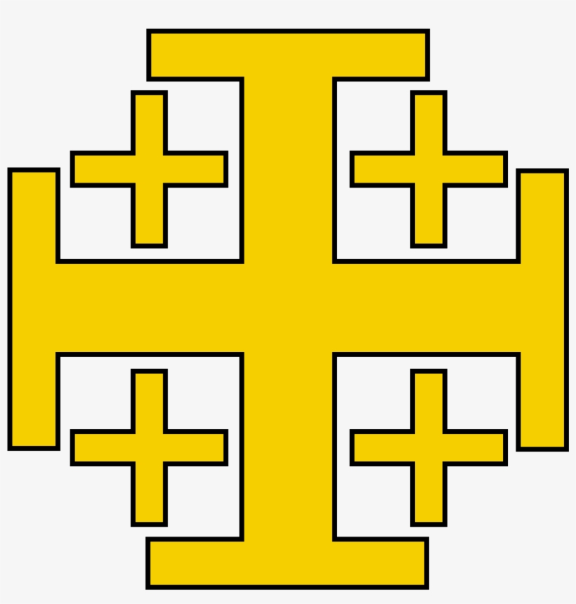 Inserted Image - Jerusalem Cross - 2000x2000 PNG Download - PNGkit