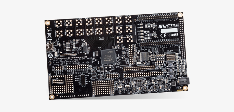 Lattice Semiconductor Ecp5 Evaluation Board - Microcontroller - 600x436 PNG Download - PNGkit