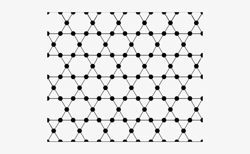 Kagome Lattice - - Trihexagonal Tiling - 510x425 PNG Download - PNGkit