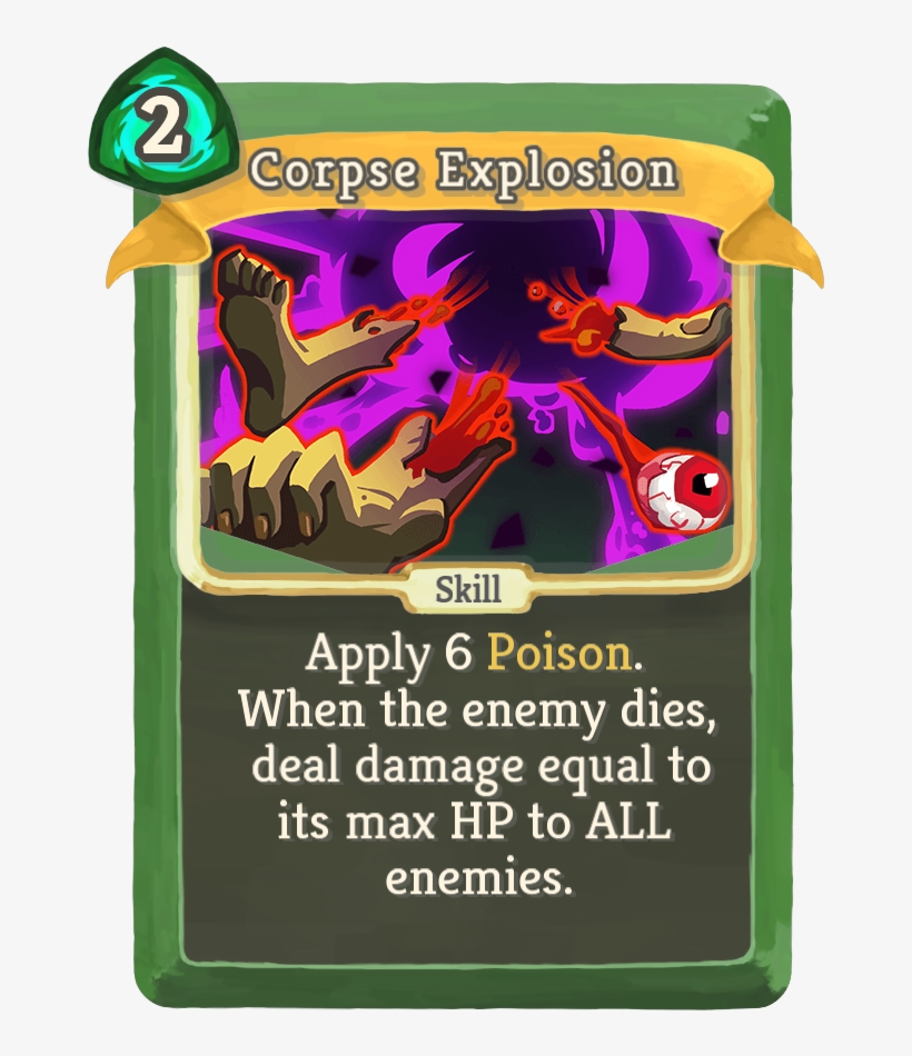 Corpse Explosion Slay The Spire - 678x874 PNG Download - PNGkit