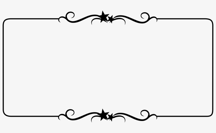 Download Transparent Stars Border Template - Box For Design Png - PNGkit