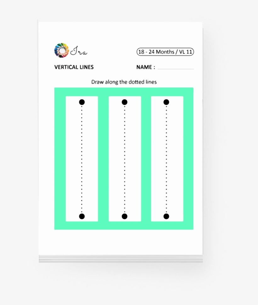 40 Vertical Line Worksheets With The Incremental Difficulty - Book ...