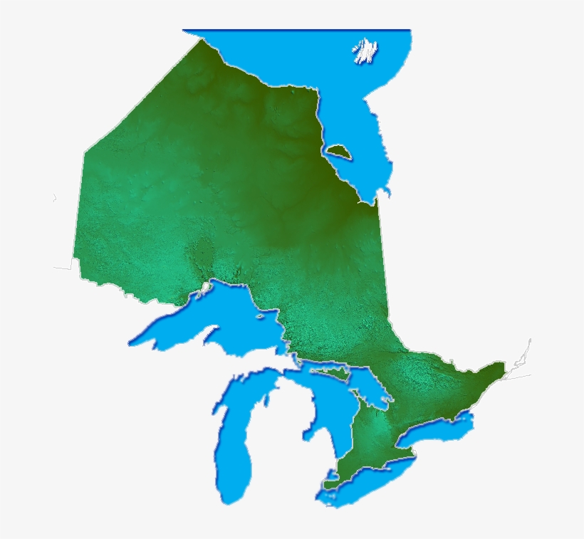Ontario Relief - Glen Ellyn Il Map - 671x687 PNG Download - PNGkit