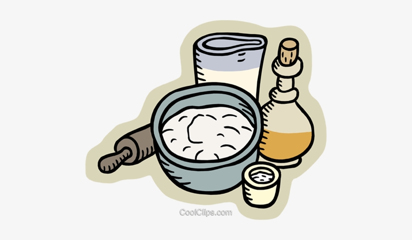Batter And Ingredients Royalty Free Vector Clip Art - Cooking ...