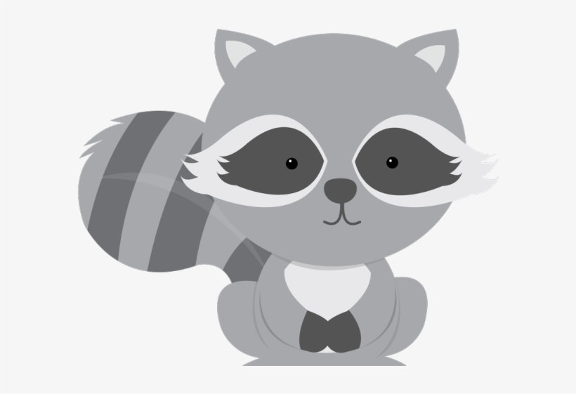 Raccoon Clipart Woodland Baby Fox - Raccoon Woodland Animal Clipart ...