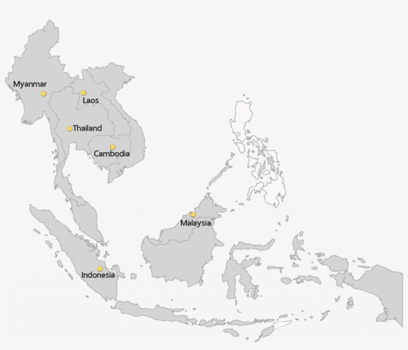 Download Transparent Map Orakarn Jun - Asean Map Vector Png - PNGkit