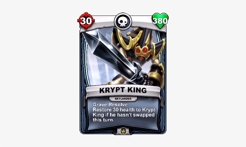 Krypt King Card - Skylanders Krypt King Card - 304x419 PNG Download ...