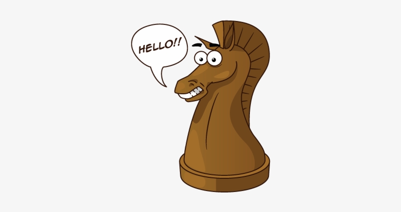 Knight Saluting Black - Knight Rook - 500x500 PNG Download - PNGkit