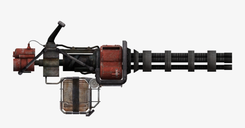 The Vault Fallout Wiki - Fallout New Vegas Minigun - 1200x571 PNG ...