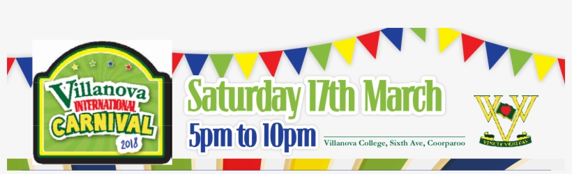 2018 Villanova Carnival Header - Orange - 2480x638 PNG Download - PNGkit
