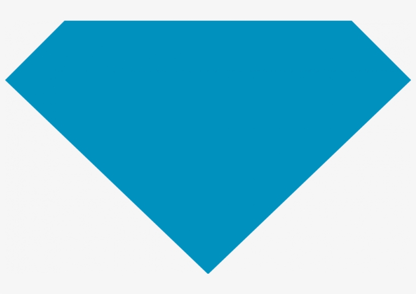 Superman Diamond Shape Vector