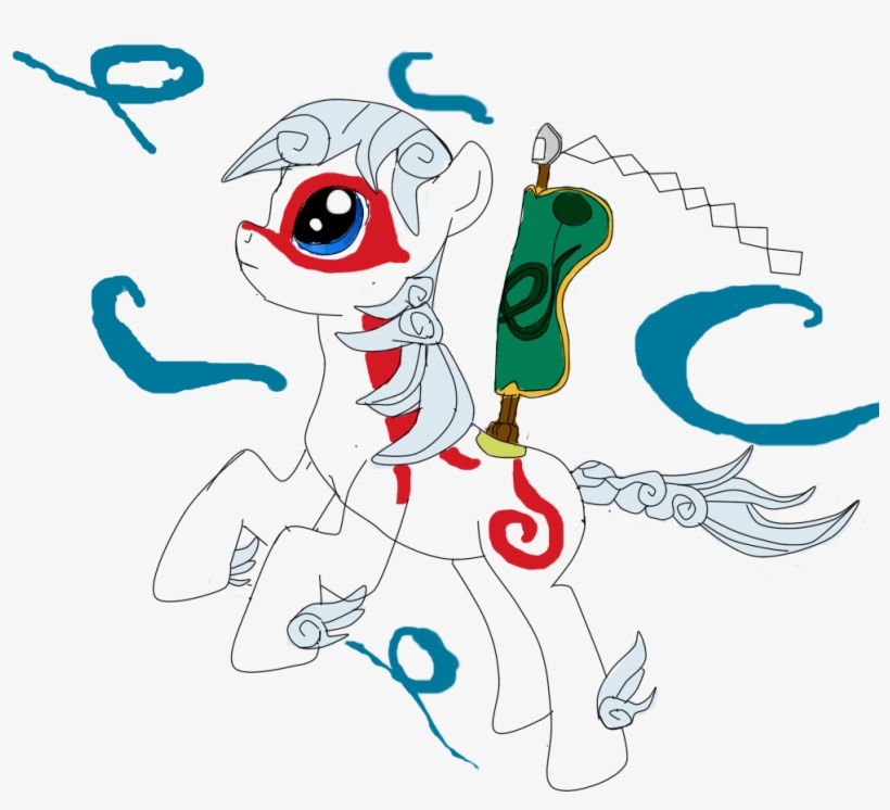 Boushi33, Kazegami, Male, Okami, Ponified, Pony, Safe, - Cartoon ...