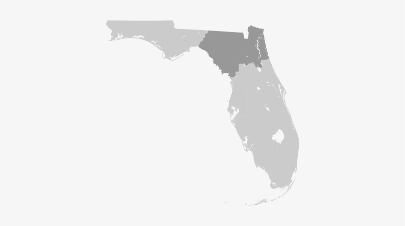 District Two - Florida Map - 500x420 PNG Download - PNGkit