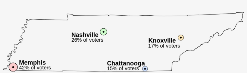 Tennessee Map For Voting Example - Nashville Tennessee Map Outline ...