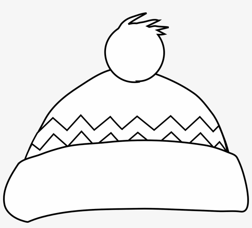 Snow Hat Clip Art Black And White 600x514 PNG Download PNGkit