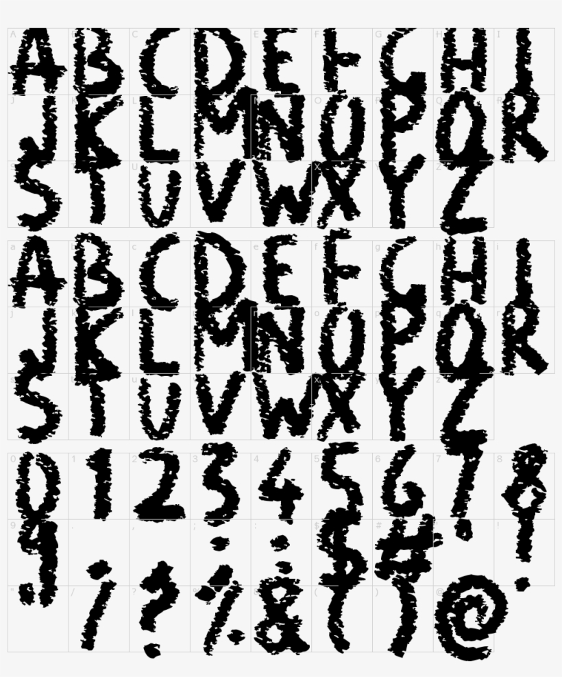 Font Characters - 1000x1150 PNG Download - PNGkit
