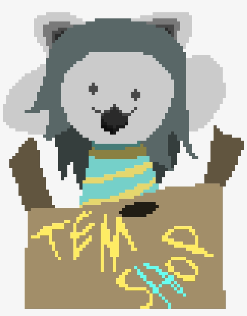 Temmie - Cartoon - 1200x1200 PNG Download - PNGkit