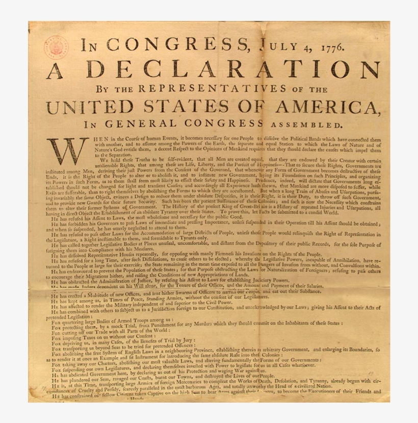 The Declaration Of Independence By - Declaration Of Independence ...