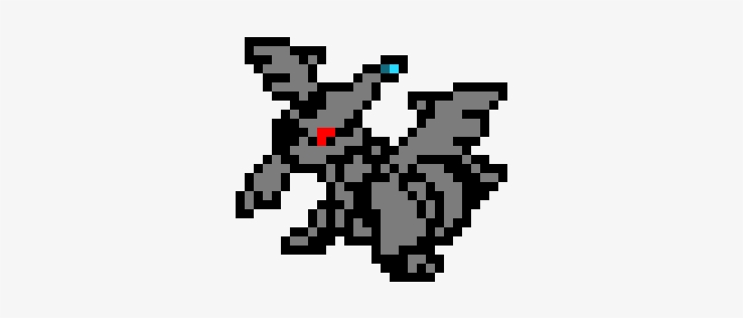 Minecraft Pixel Art Pokemon Zekrom