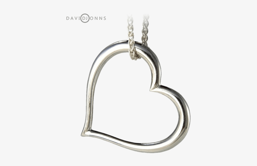 Open Heart Pendant - David Jonns 9ct Yellow Open Heart Pendant ...
