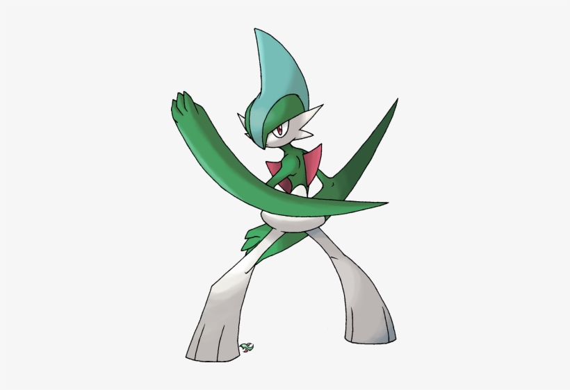 Gallade - 327x482 PNG Download - PNGkit