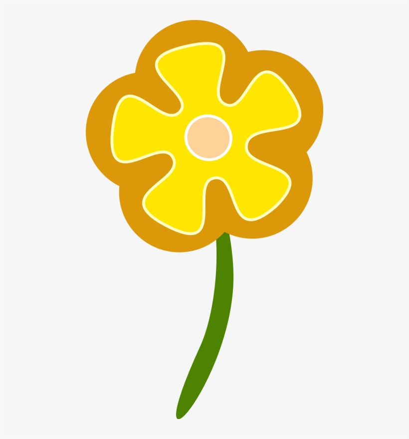 Free Vector Simple Flower - Simple Flower Vector - 476x800 PNG Download ...
