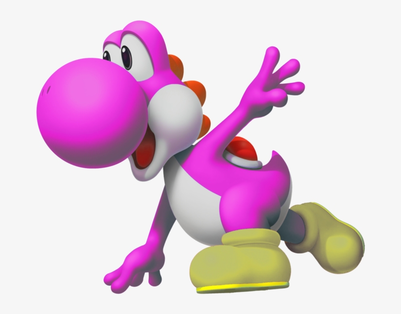 Pink Yoshi - Pink Yoshi Transparent - 768x768 PNG Download - PNGkit