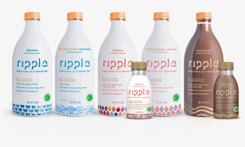 Nutritious Pea Milk - Ripple Original Milk - 48 Fl Oz Bottle - 816x414 ...
