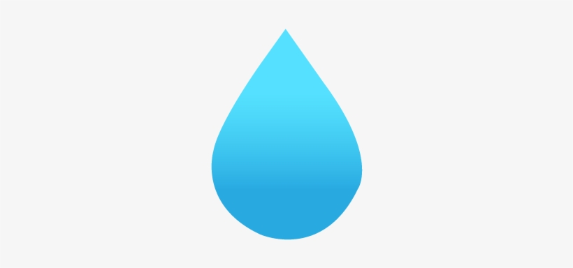 Blue Raindrop - Simple Water Drop - 700x700 PNG Download - PNGkit
