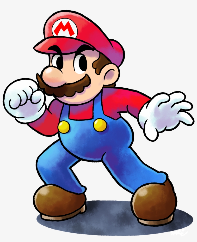 Mario Luigi'' Rpg Style Mario [ssb4 Pose] By Master - Mario Luigi Rpg ...